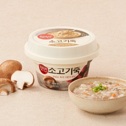 CJ 햇반 소고기죽 268g(용기)